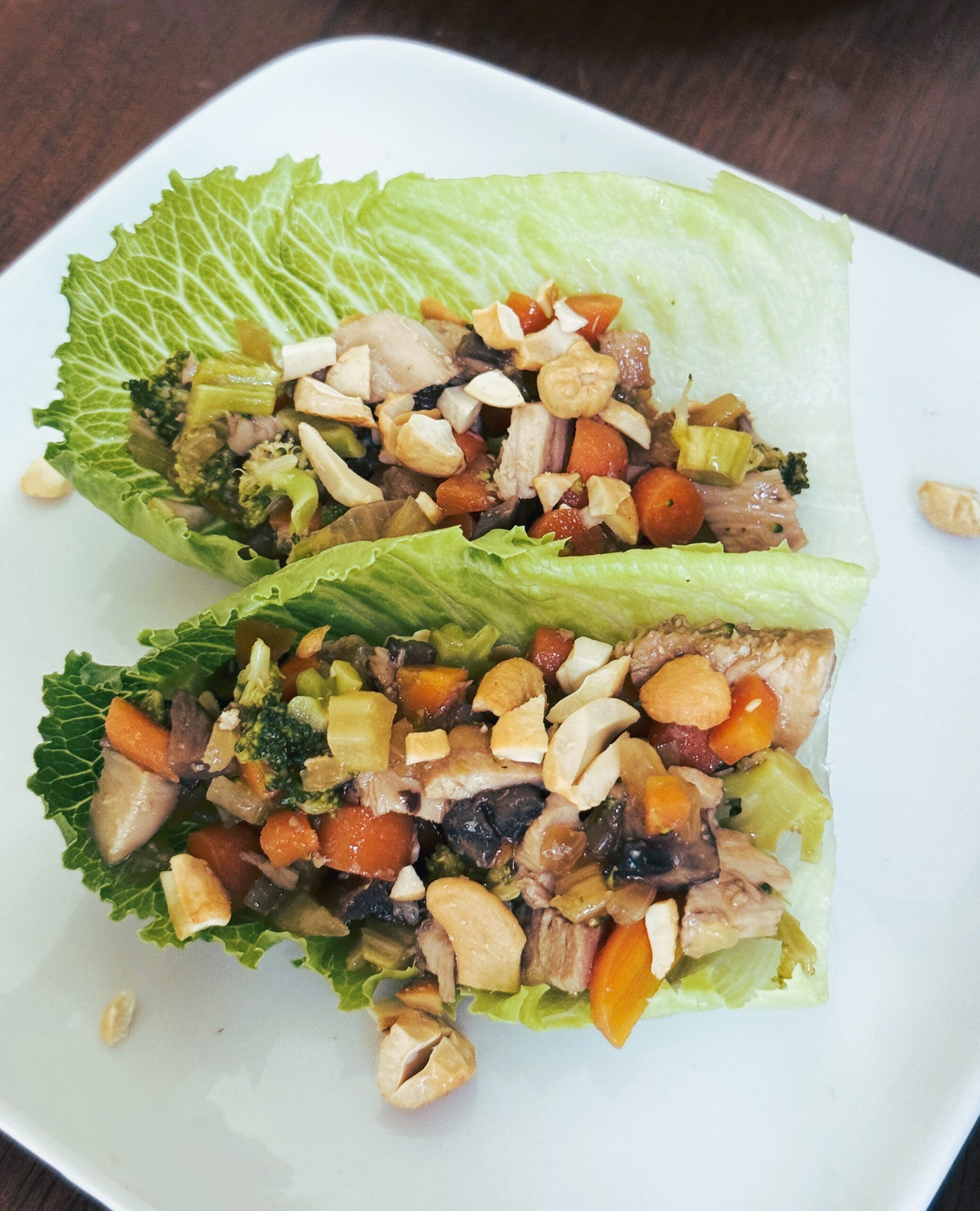 Chicken Lettuce Wraps - Gnarly Roots