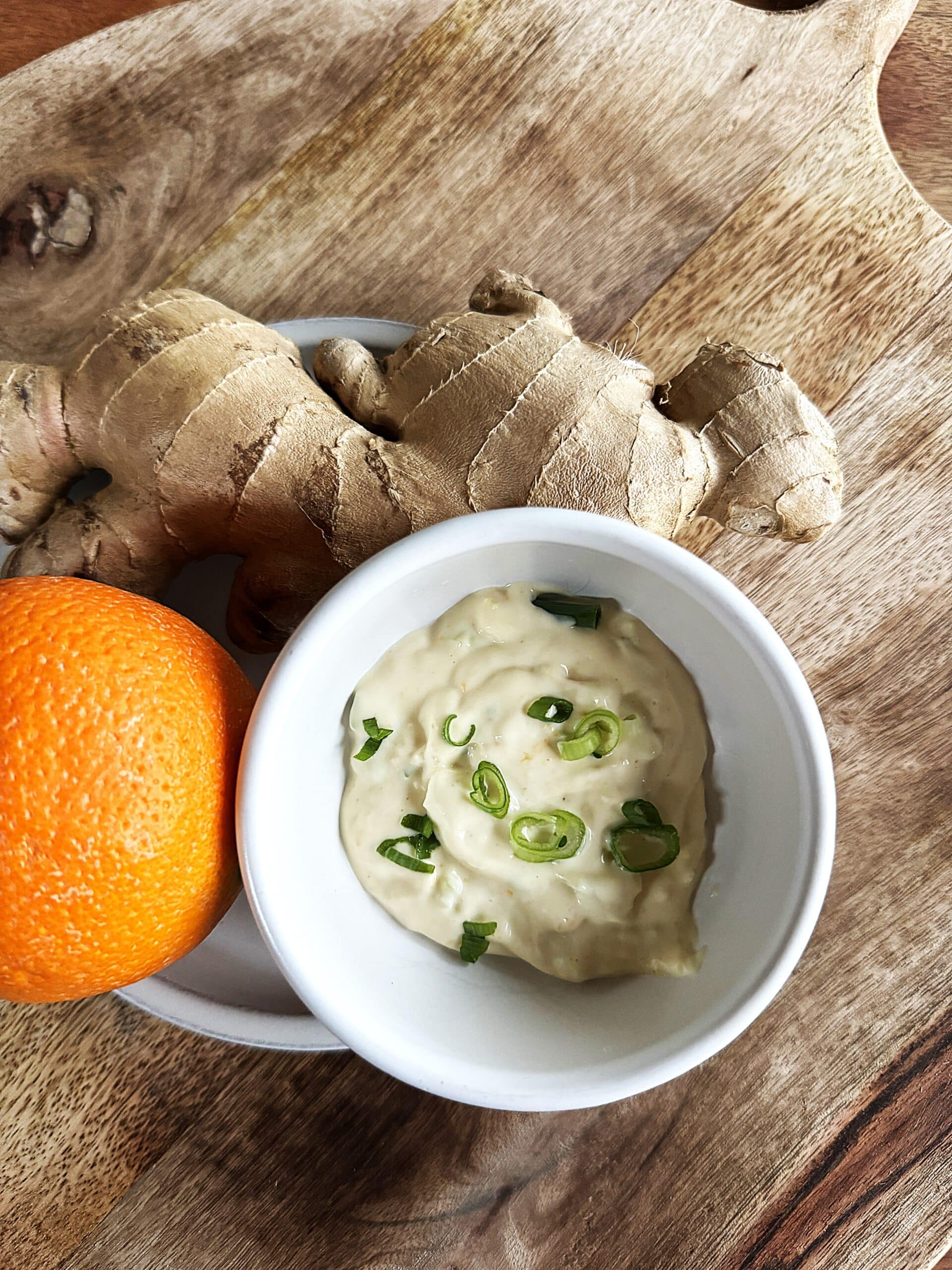 Orange Ginger Mayonnaise Sauce - Gnarly Roots