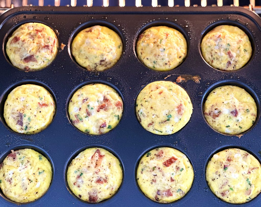 Bacon Gouda Egg Bites - Gnarly Roots